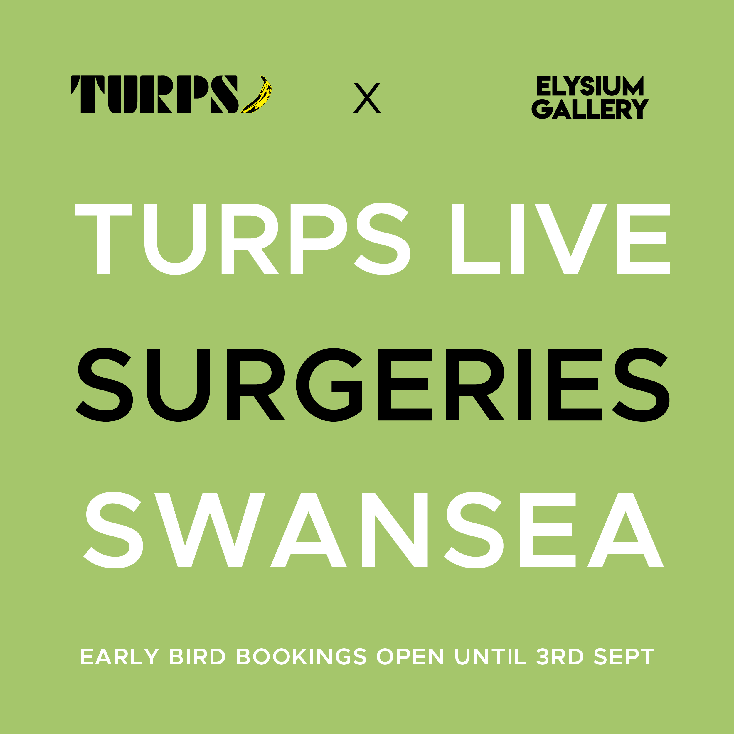 Turps Live Surgeries at Elysium Gallery - Elysium Gallery