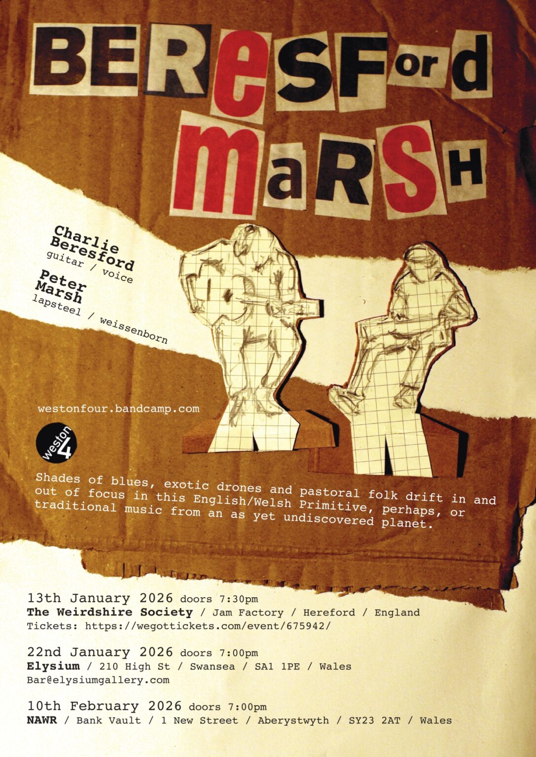 Live Music: Beresford Marsh - 7pm - Elysium Gallery